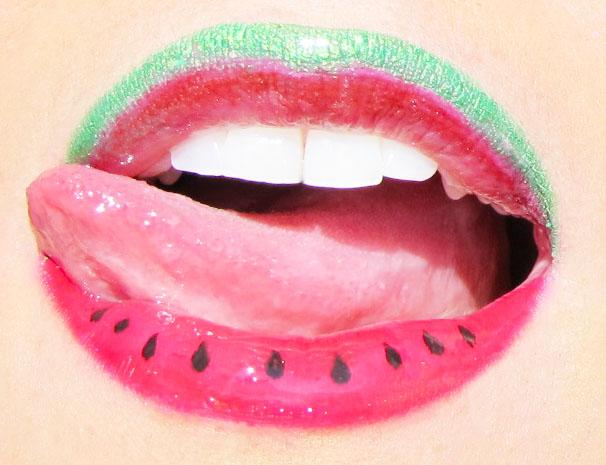 kandeej.com: Summer Watermelon Lips!