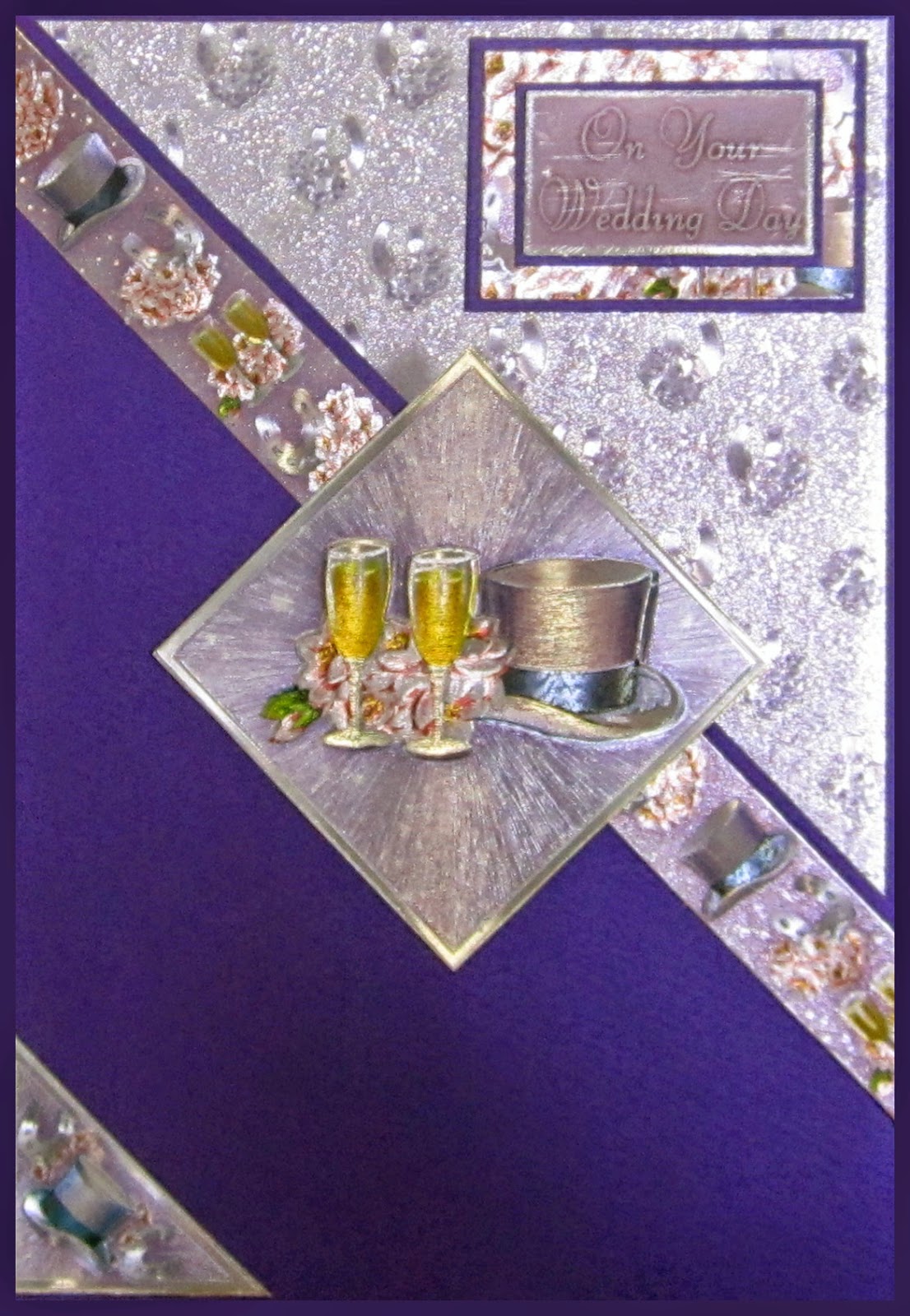 HAND MADE CARDS........ Ideas and Inspiration: SPARKLELIGHT WEDDING CARDS