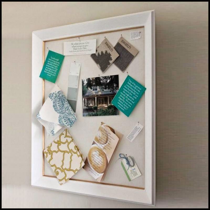Dollar Store Crafter DIY Pinboard Bulletin Board Gold Tip Pins Dollar Store Crafter DIY Pinboard Bulletin Board Gold Tip Pins