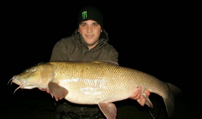 International Fishing News: UK: record size barbel caught