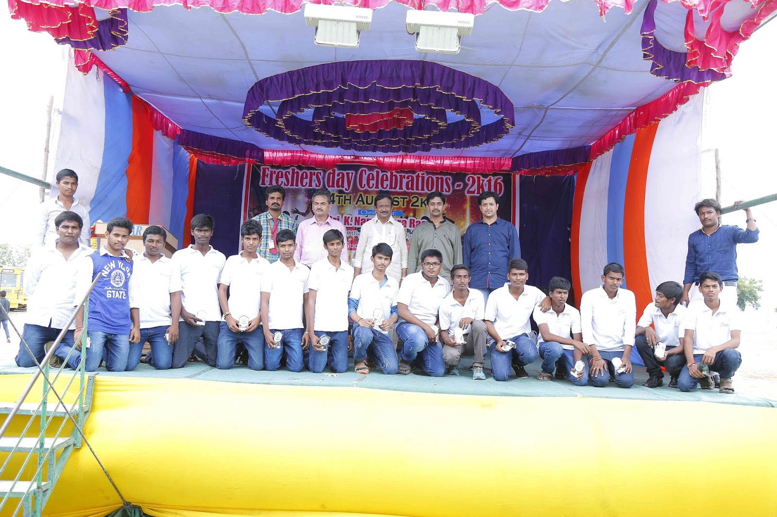 Eswar College of Engineering Blog: Freshers Day Celebrations 2016