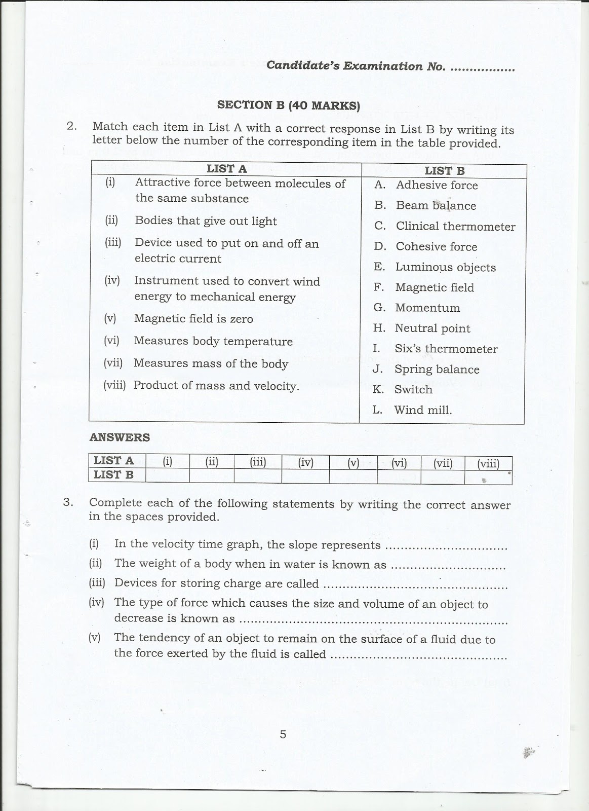 FORM TWO STUDY NOTES & PAST PAPERS BLOG: PHYSICS-FORM TWO SECONDARY ...