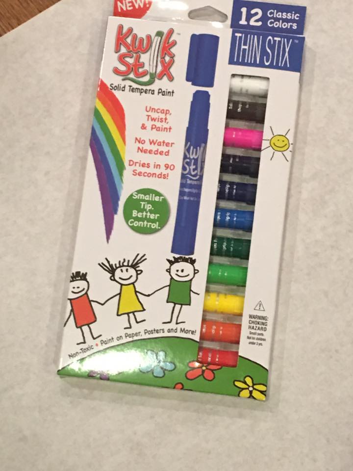 Homeschool Happenings: Kwik Stix Solid Tempera Paint