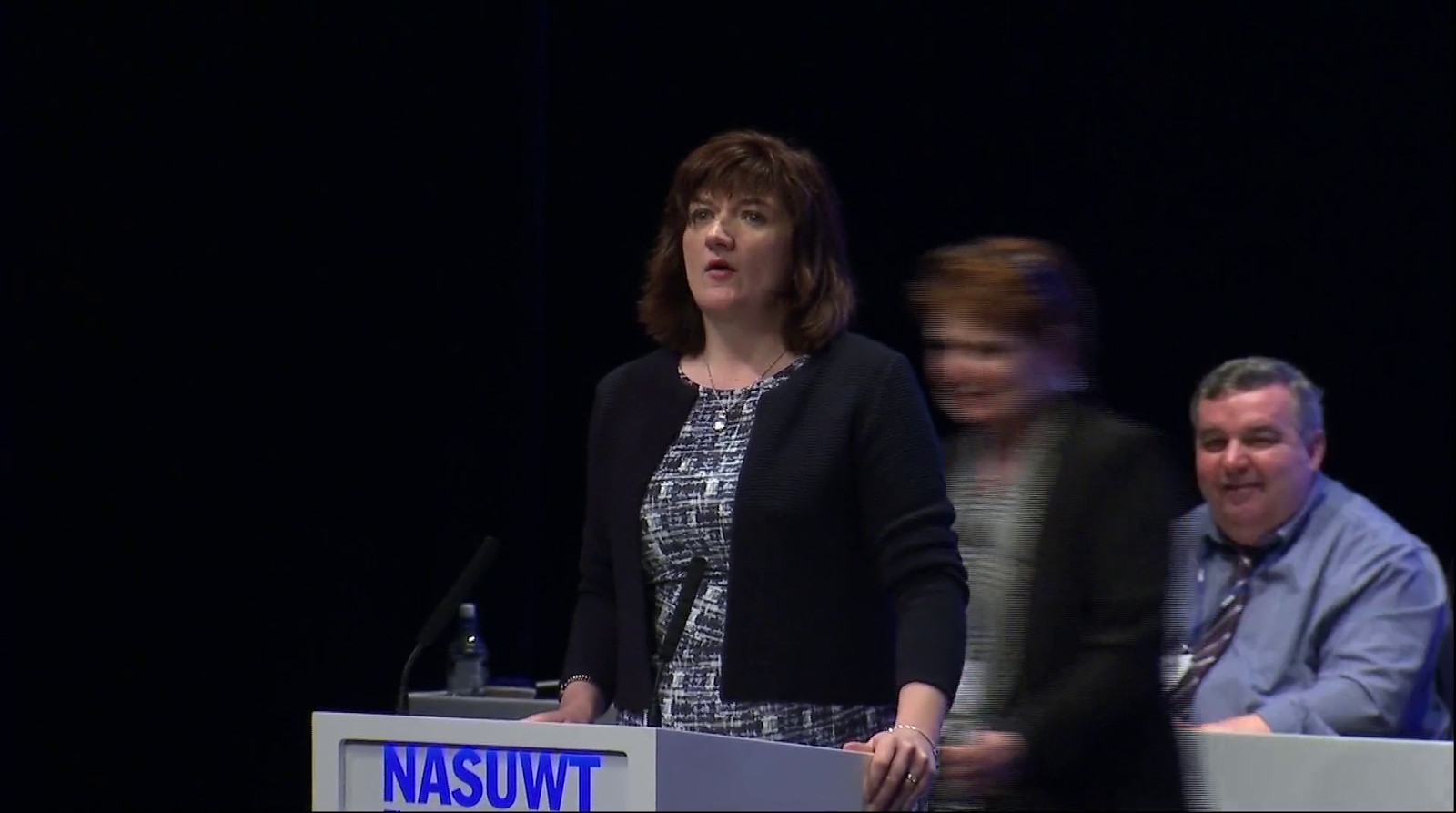 N/A: Alfred Joyner. Education Secretary Nicky Morgan heckled by ...