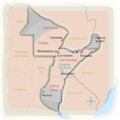 Regiones Geografícas de la Argentina: Región del noreste