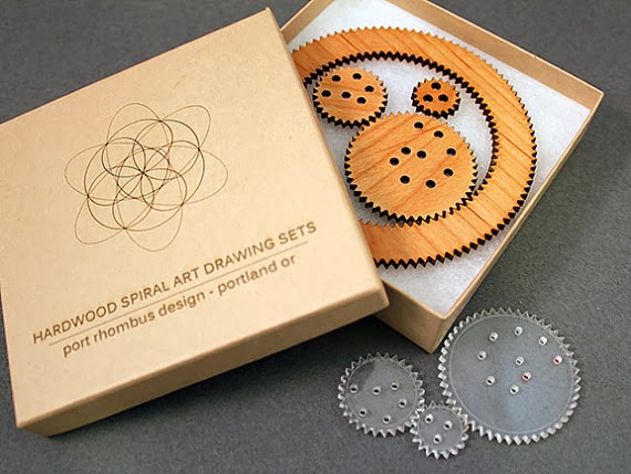 bricolage: Wonderful Wooden Spirograph Set