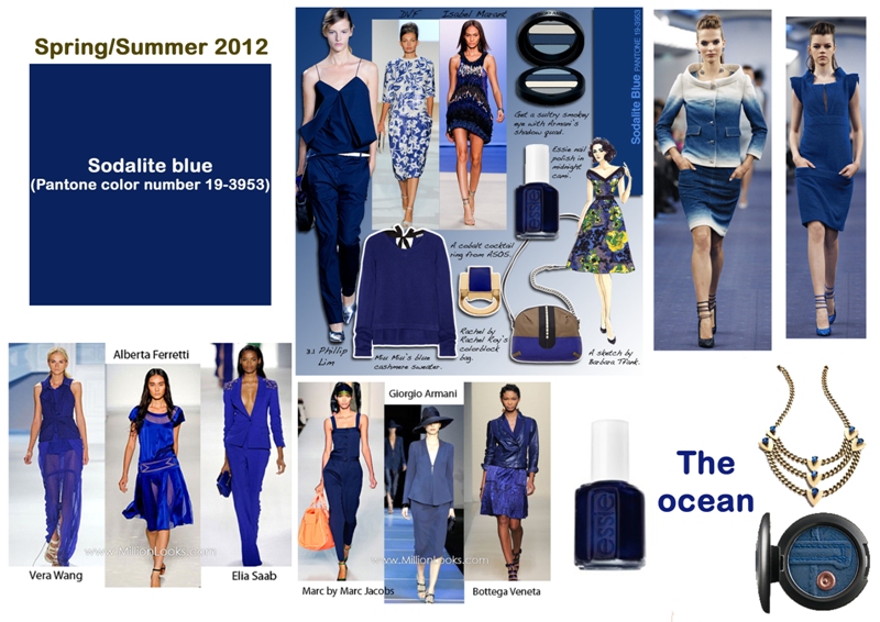 The Late Show With GRETCHEN: Pantone Colour Spring 2012 - SODALITE BLUE
