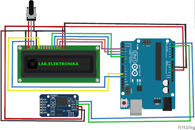 TUTORIAL MEMBUAT JAM DIGITAL MENGGUNAKAN RTC DS3231 DAN LCD KARAKTER ...