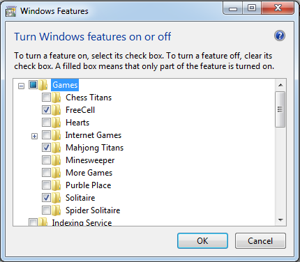 How to remove or add default Games on Windows | Otak Komputer