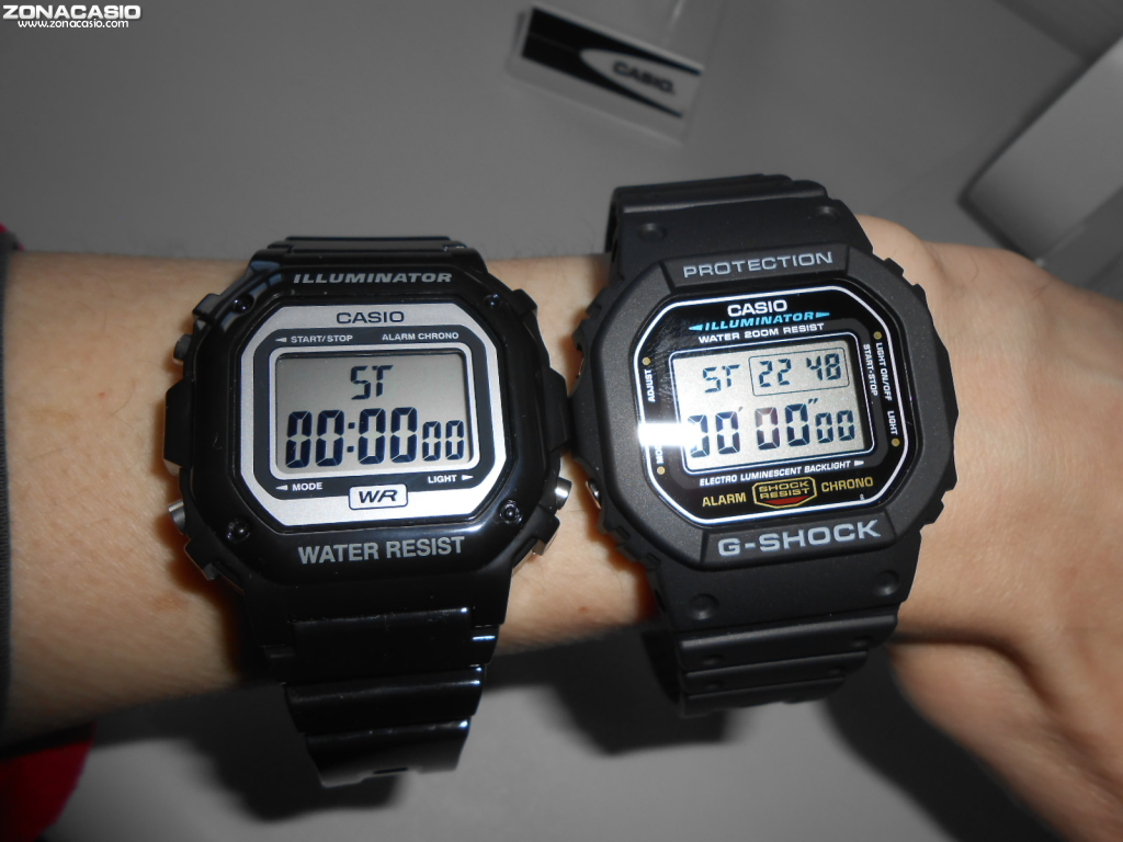 Zona Casio: Comparativa: F-108 vs DW-5600, la comparación más injusta ...