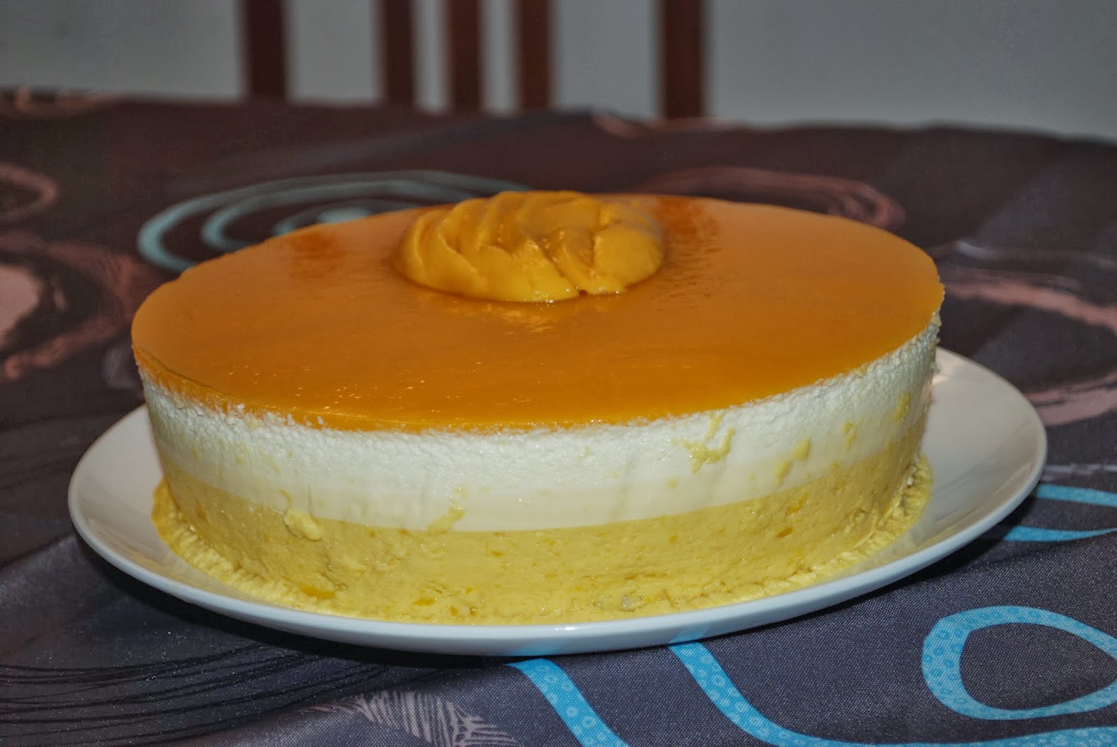 A la recherche de gâteaux: Entremets mangue, vanille et noix de coco