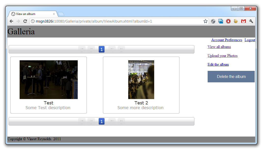 Пример Java EE 6 - Galleria - CoderLessons.com