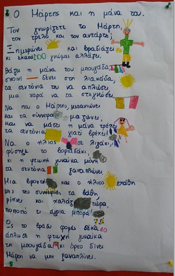 ...Το Νηπιαγωγείο μ' αρέσει πιο πολύ.: Μάρτη Μάρτη μου καλέ...Με ...
