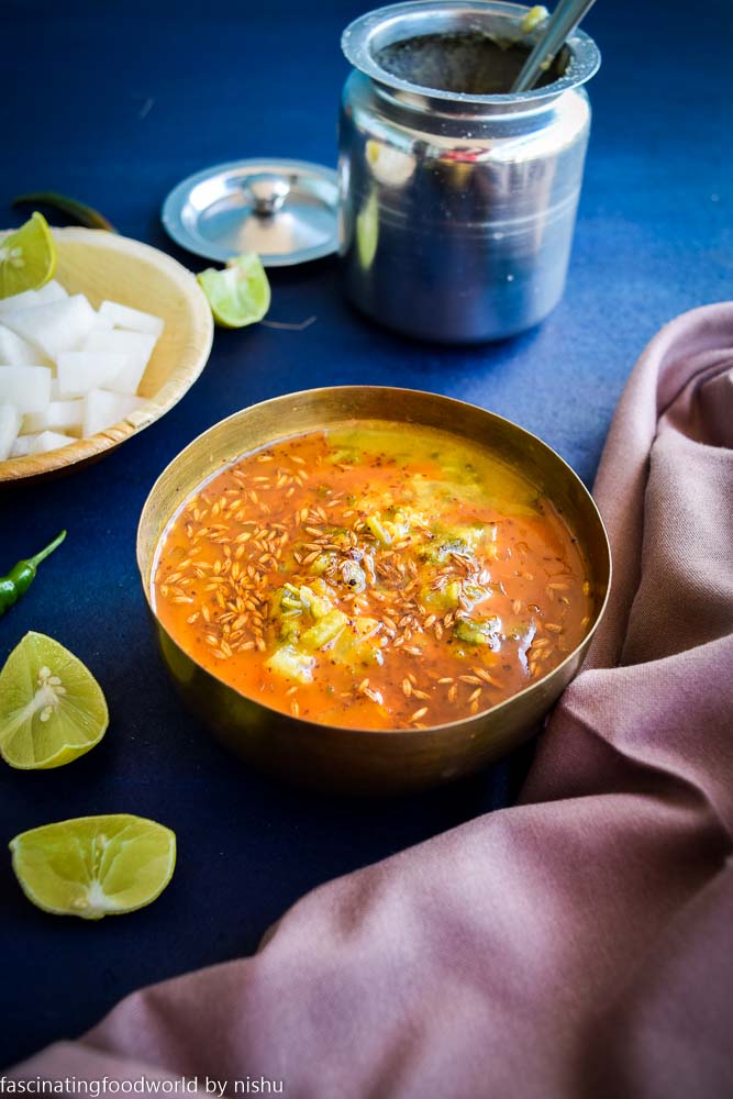 Moong Daal mooli recipe