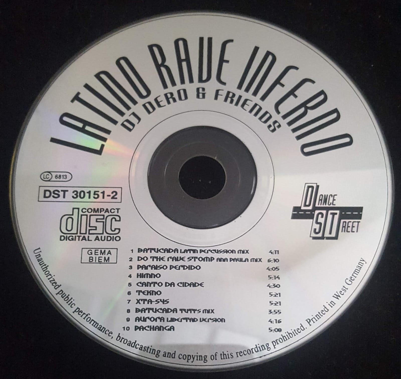 LA ESTACIÓN DE LOS DJS: DJ DERO * LATINO RAVE INFERNO (FLAC)