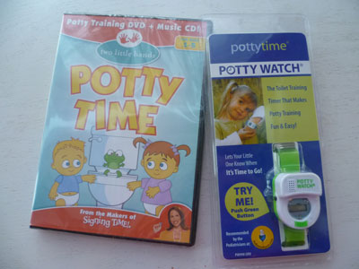Save Green Being Green: Review: Potty Time DVD and Watch