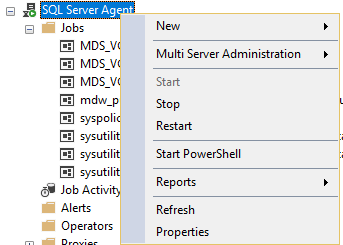 SQLDesk: MSSQL: Enable and Disable SQL Server Agent log
