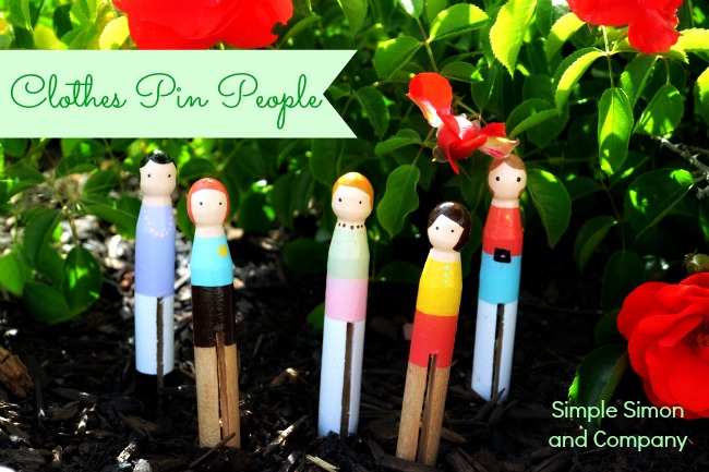 Clothes Pin People - Simple Simon and Company