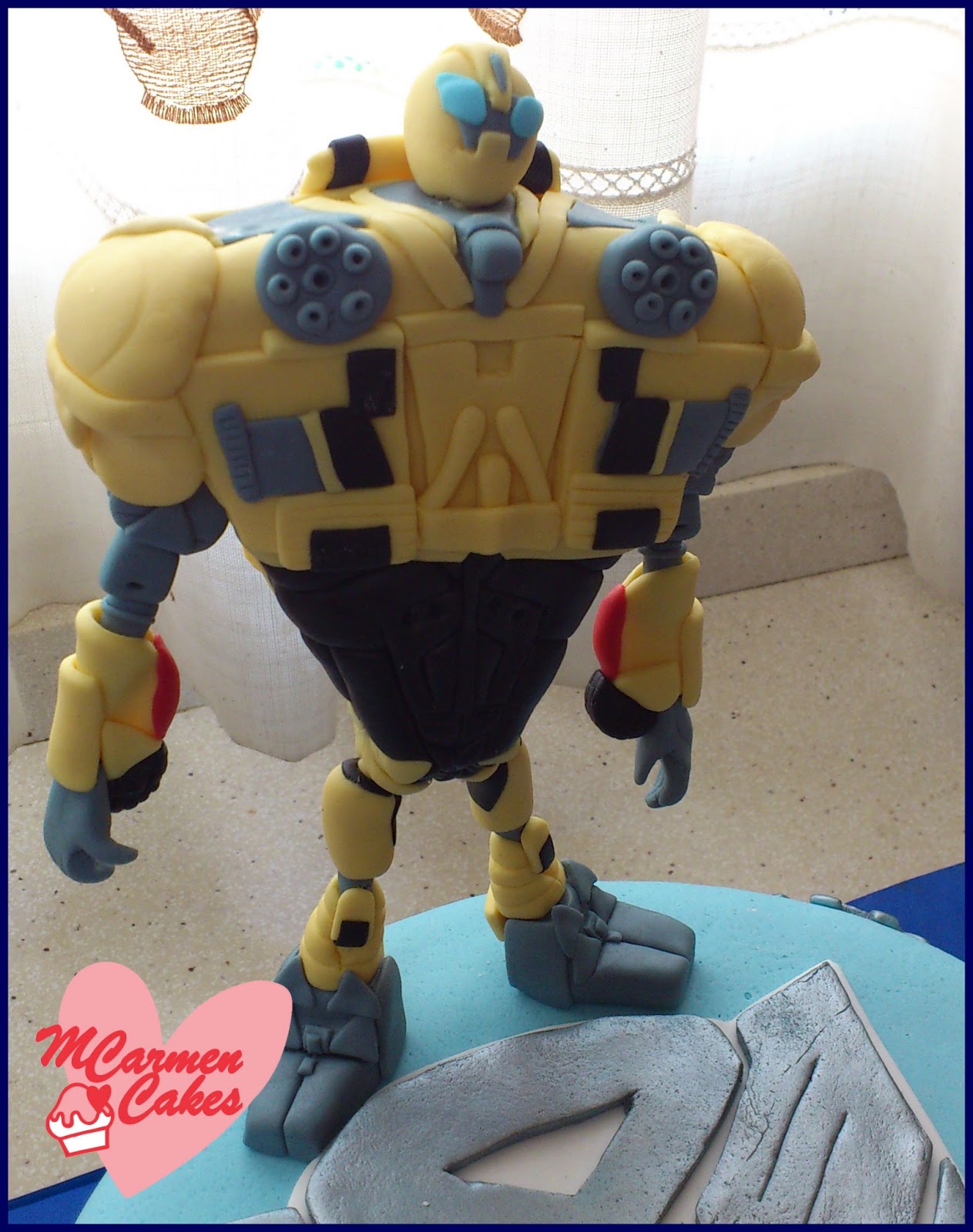 MCarmen Cakes: Tarta Sin Huevo y Sin Gluten Transformers.
