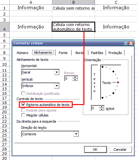 Tutoriais Excel - Aprenda usar Planilhas: Inserindo e Alinhando Textos