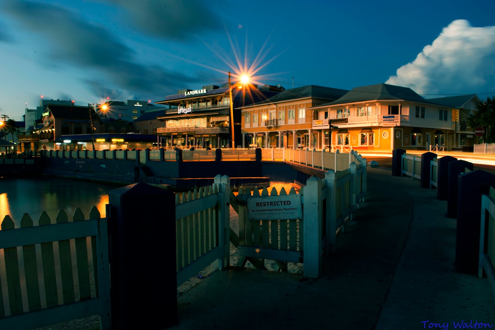 Tony Walton: georgetown at twilight grand cayman cayman island long ...