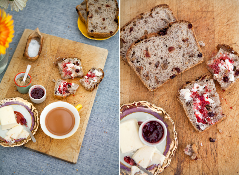 tea cup tea: GENUINE BREAD CO. TOAST & PG TIPS TEA