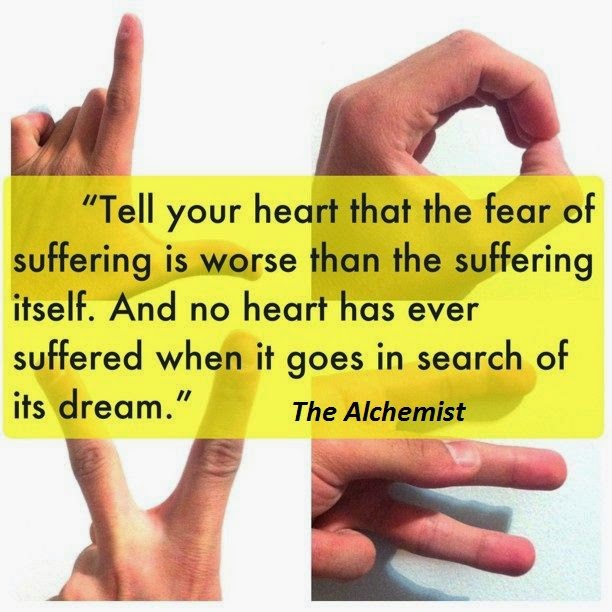 Tell Your heart that the fear of suffering itself. And no Heart has ...