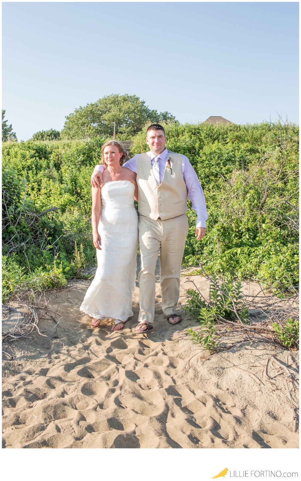 Bree & Brian’s Stratford, CT Summer Beach Ceremony at Short Beach | A ...