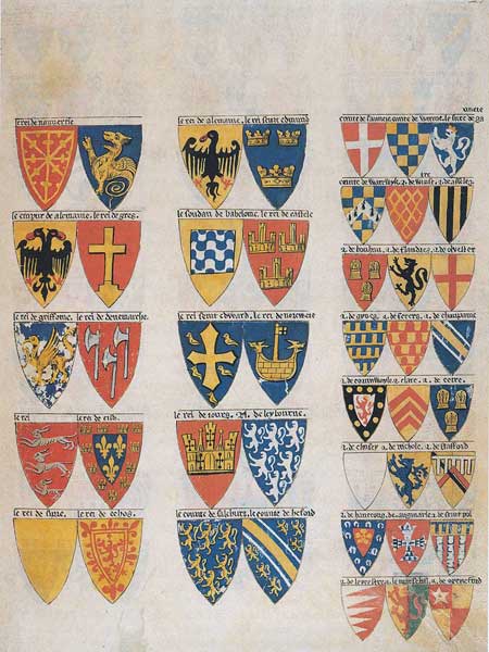 La langue du blason: Armoriaux anciens