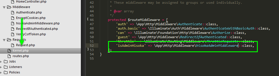 Dimensi TutupBotol: Maen Middleware di Laravel