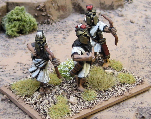 Tim's Miniature Wargaming Blog: Greek Psiloi, BPRD Agents, Survivors, etc
