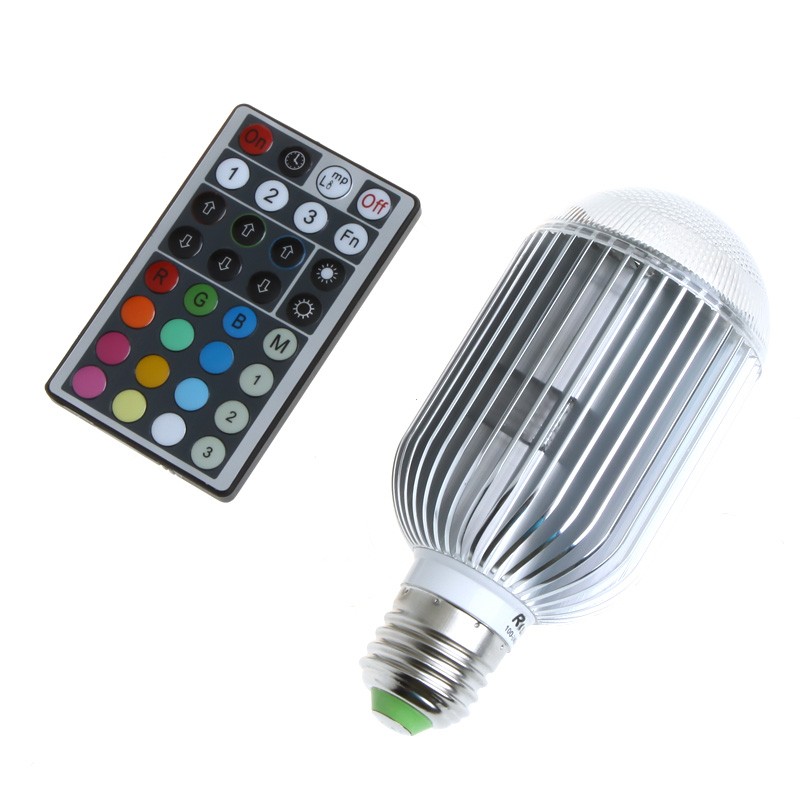 Gadgets Reviews Outside the Box: Tomtop-Colorful LED RGB 10W E27 Light ...