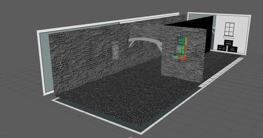 Maya Tutorials - Alley way continued