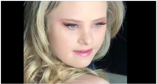 Esplorer News: Georgia, la modella con la sindrome di Down: a 14 anni è ...