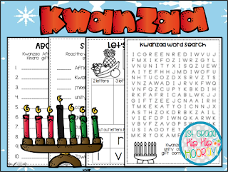1st Grade Hip Hip Hooray!: Holidays Around the World...Kwanzaa