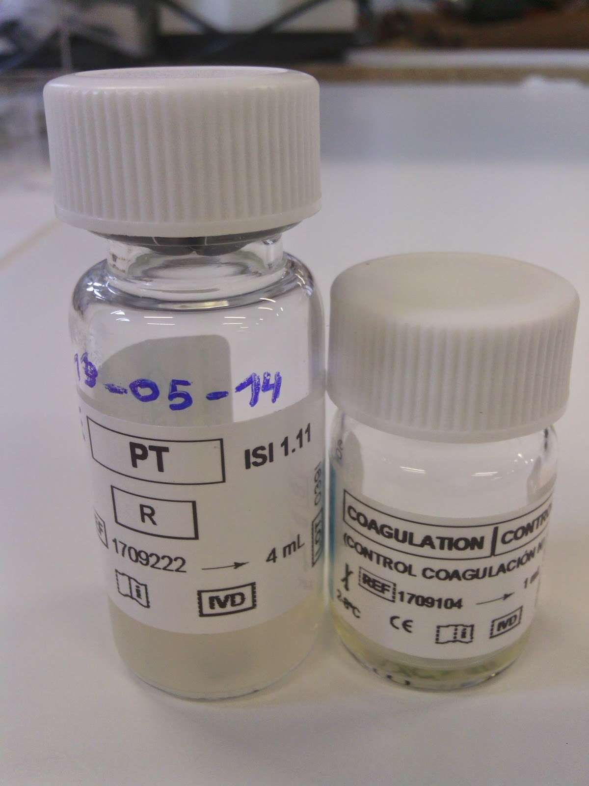 Cuaderno de prácticas HEMATOLOGIA: TIEMPO DE TROMBOPLASTINA (TP ...