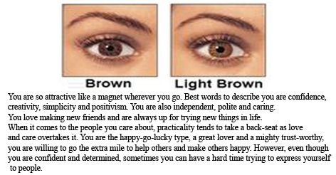 Brown/Light Brown Eye ~ Entertainment News, Photos & Videos - Calgary ...