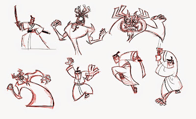 Hamo's Art Blog: Samurai Jack Sketches