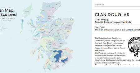 Maps Mania: The Clan Map of Scotland