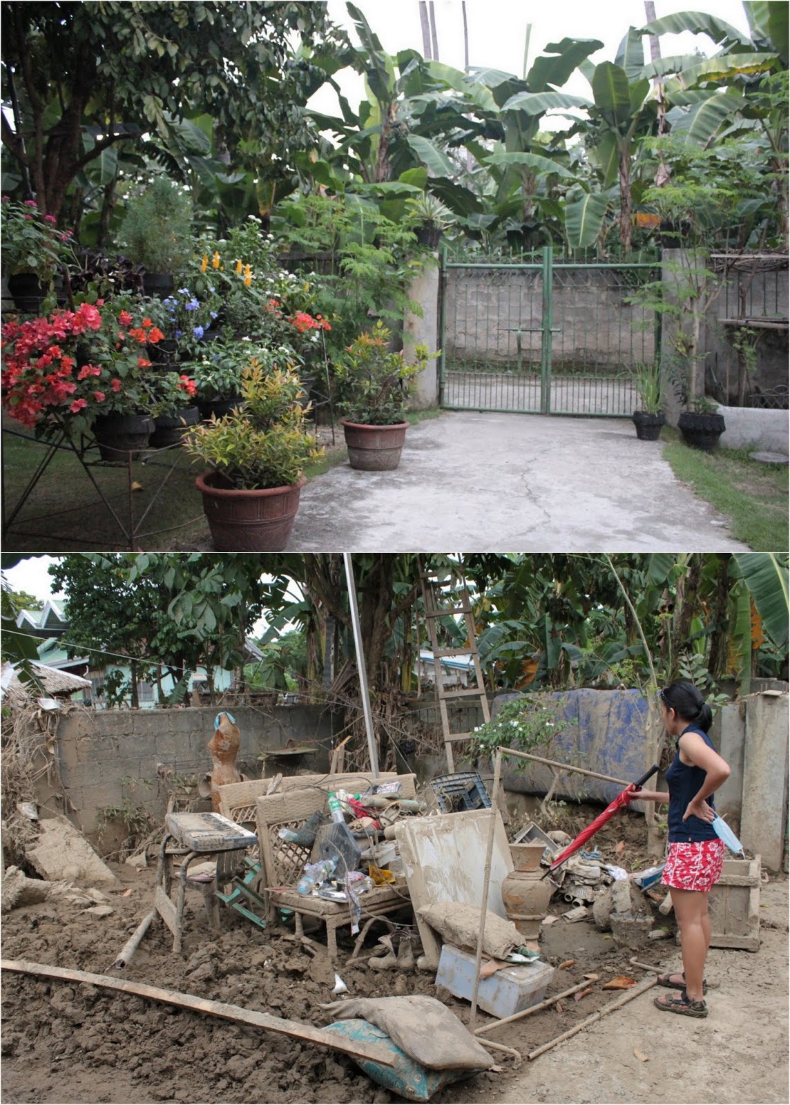 Iligan House - Before and After Typhoon Sendong