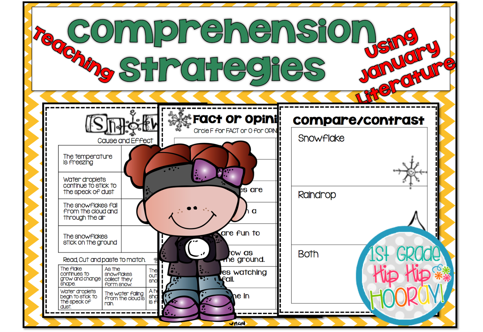 1st Grade Hip Hip Hooray!: Teaching Comprehension Strategies with ...
