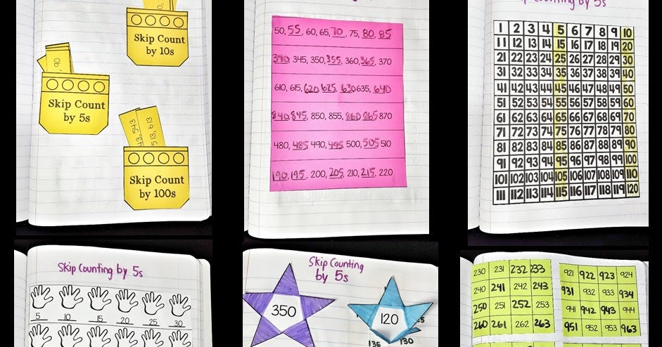 Winner Wednesday - Skip Counting Interactive Notebook | Sara J Creations