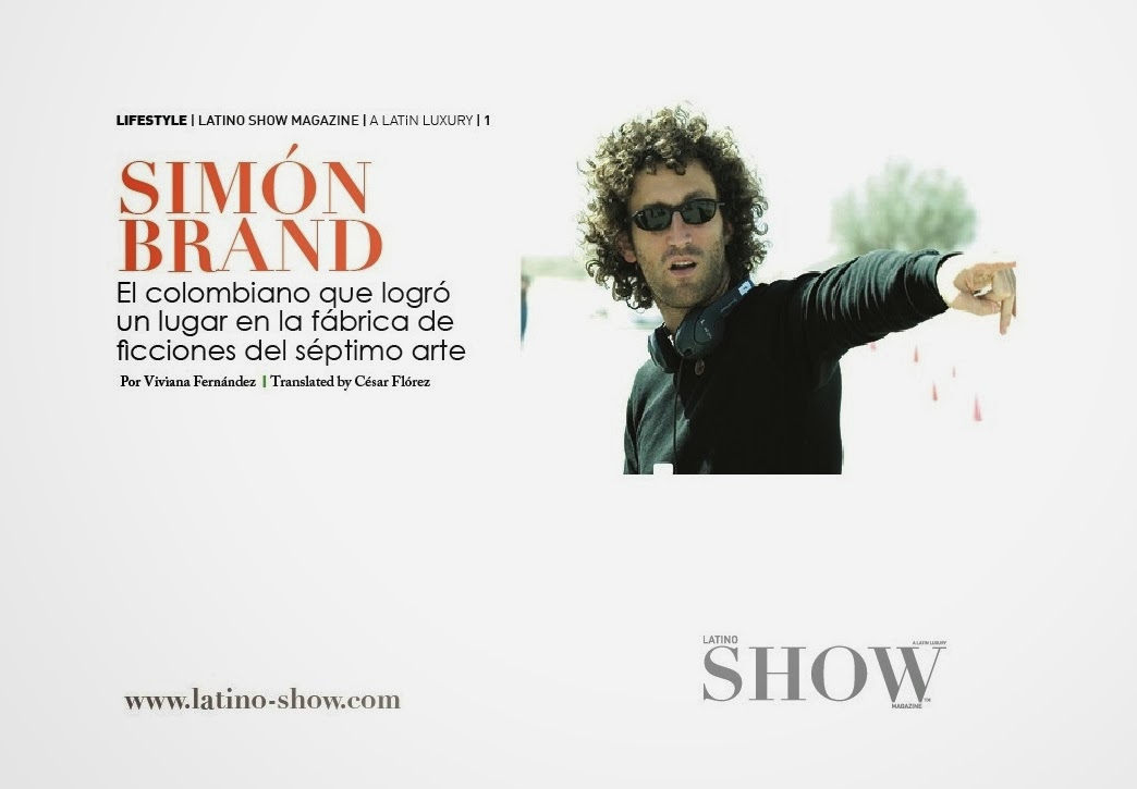 LATINO SHOW MAGAZINE: SIMÓN BRAND