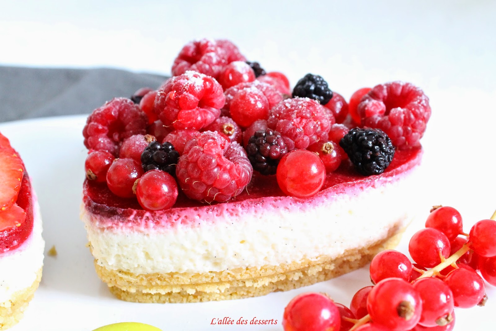 L'allée des desserts: Cheesecake aux fruits rouges