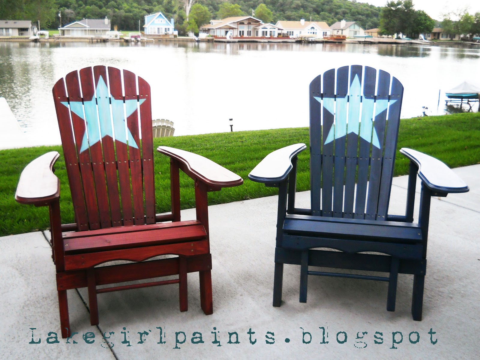 Lake Girl Paints: Summer Beach Chairs