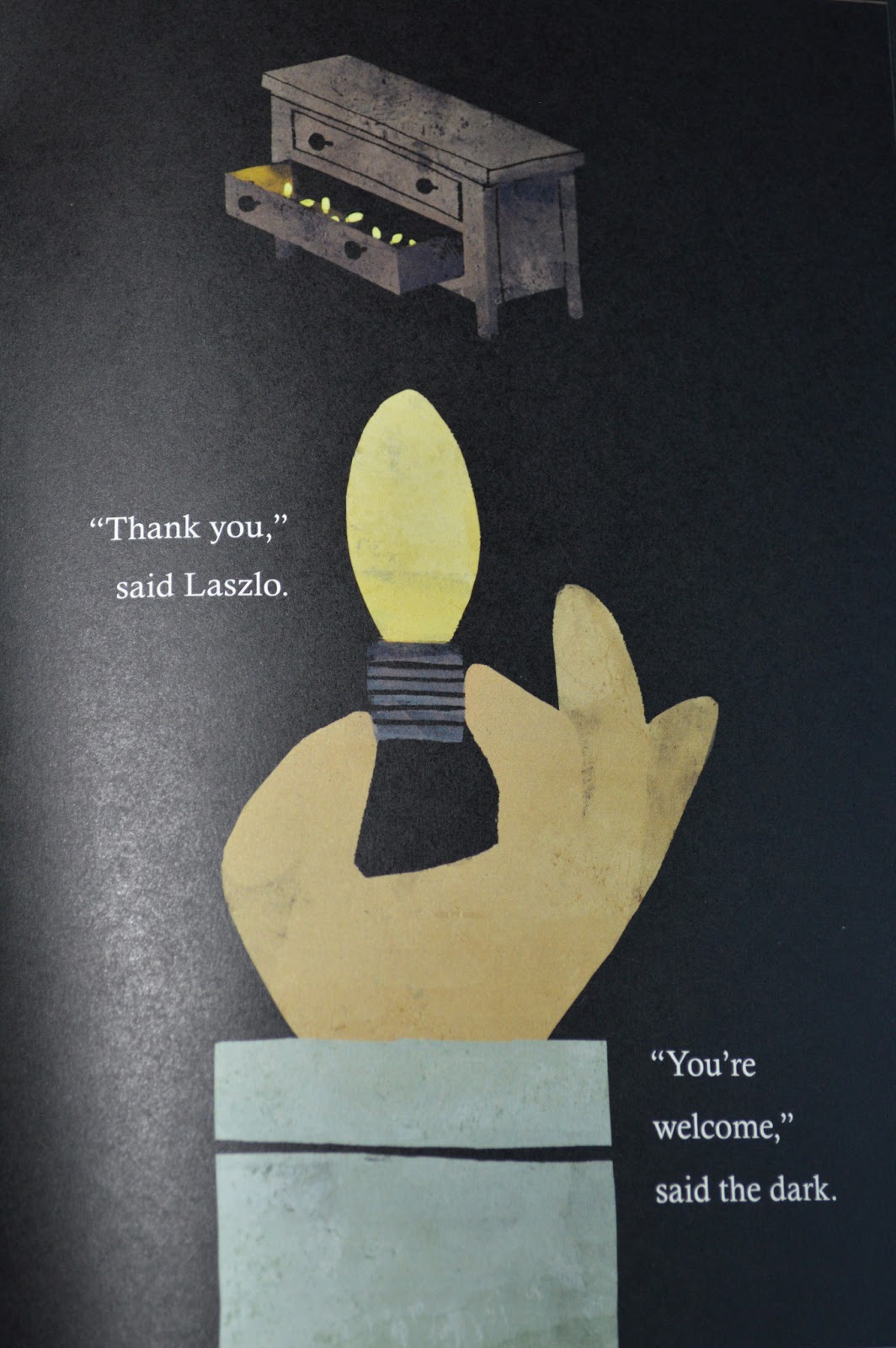 TEXTILE TROLLEY: A book review :- The Dark by Lemony Snicket