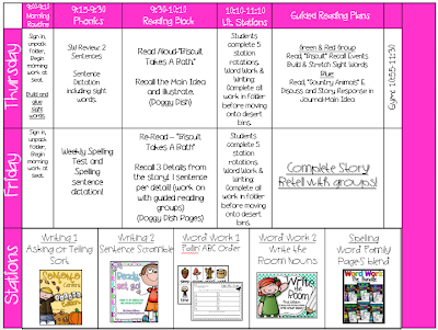 Peek At My Week! - The Teacher Talk