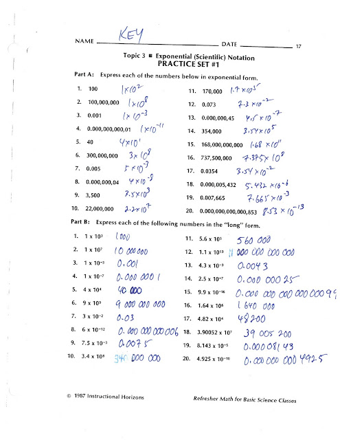 Mr. Kasprick's Physics 30 Class: Science/Math/Physics Review