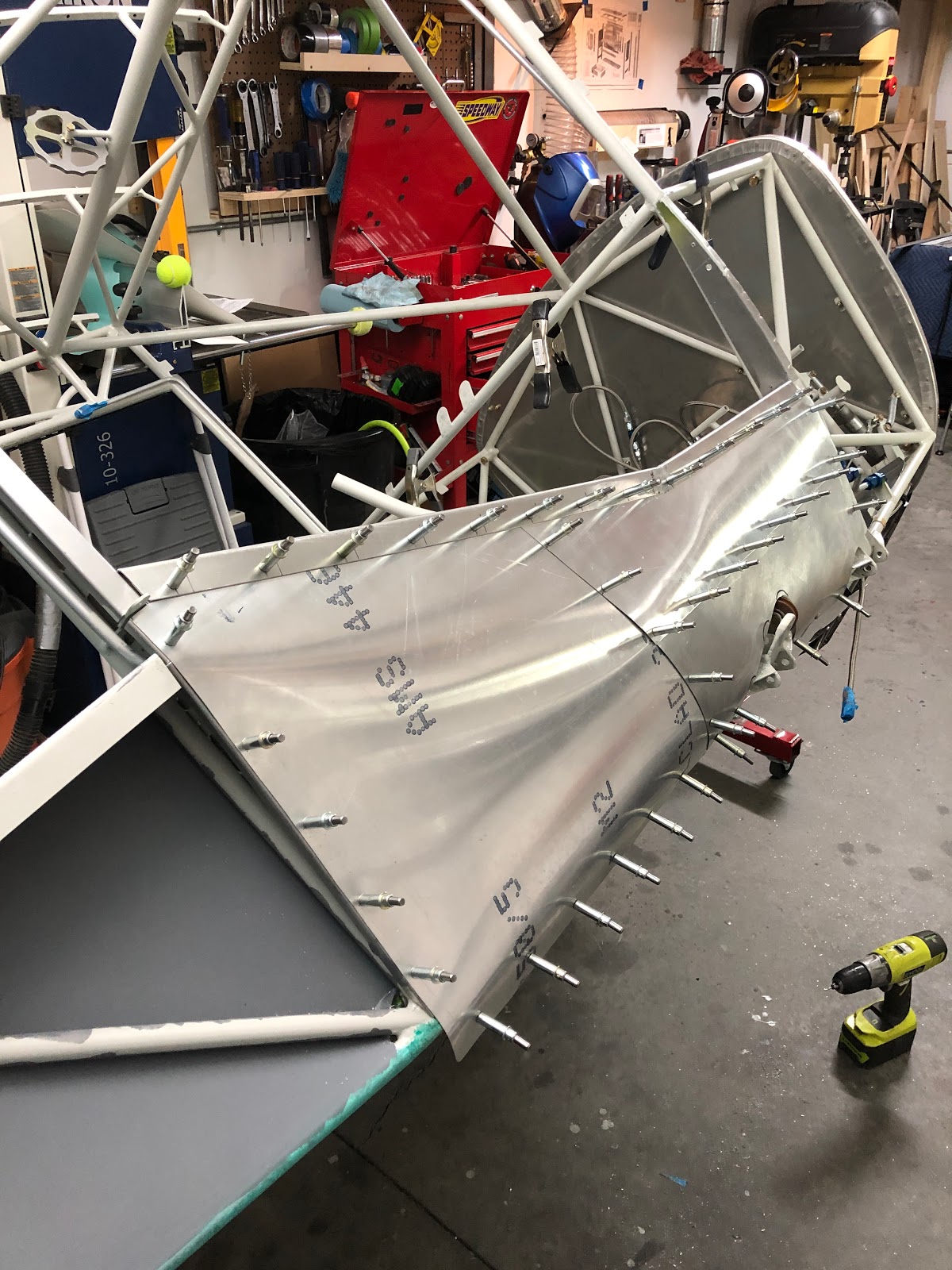 N6408C Bearhawk 4 Place Builders Log: Sheet Metal Under the Doors