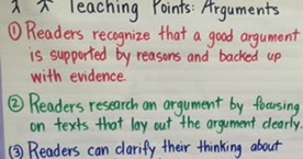 ELA Anchor Charts: Argument Teaching Points